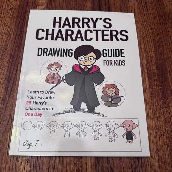Other | Harrys Characters Drawing Guide For Kids Learn To Draw Your ...